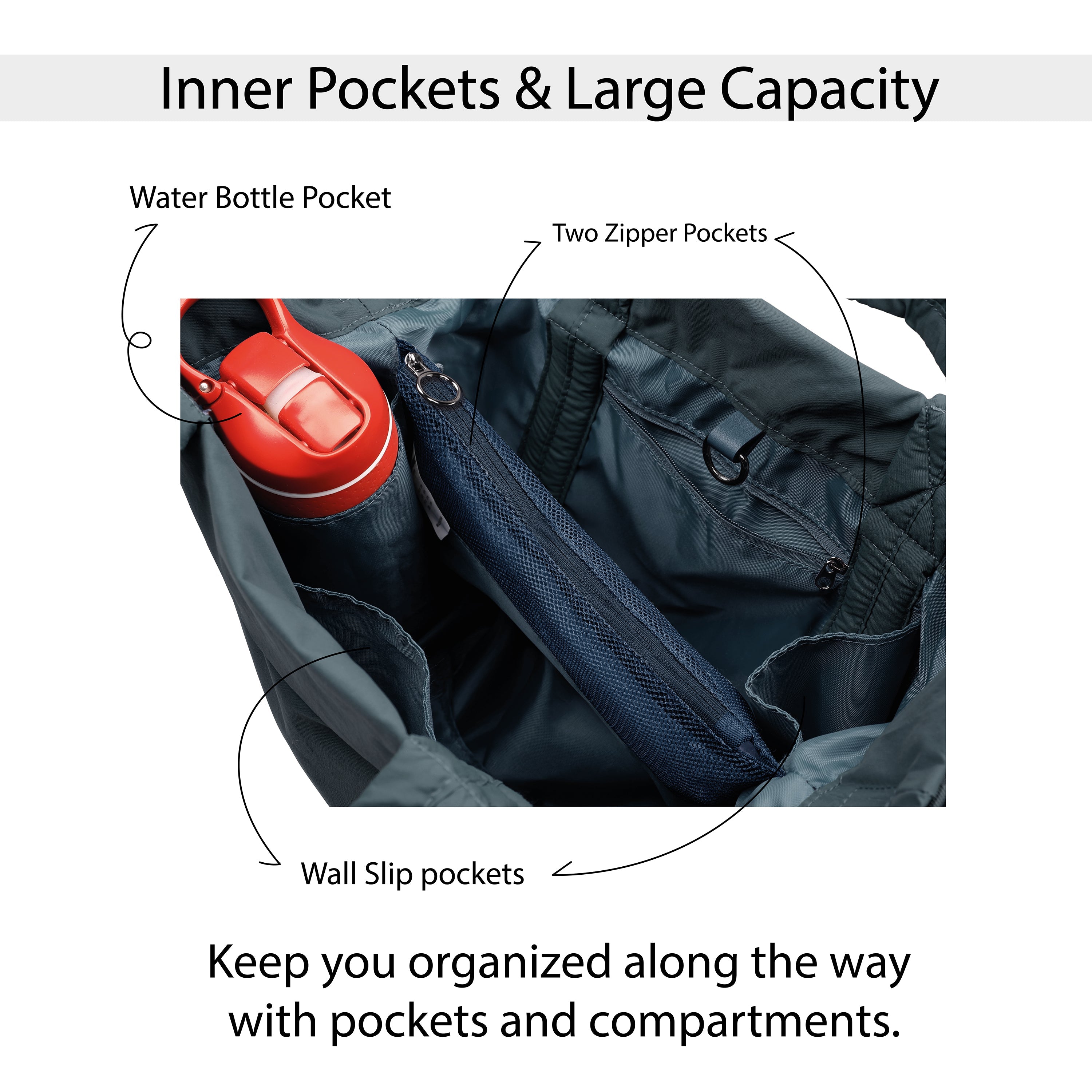 19L Travel Tote with 2 Straps - ODODOS – ododos